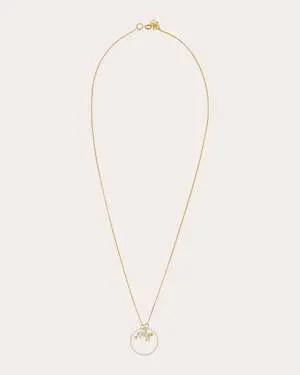 YI COLLECTION Diamond Zodiac Tiger Pendant Necklace