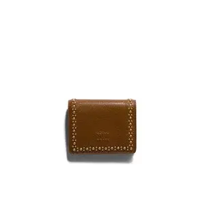 Miu Miu Small Leather Wallet - Brandy