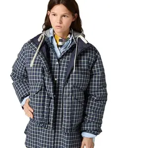 Miu Miu Reversible Down Padded Jacket - Blue/white