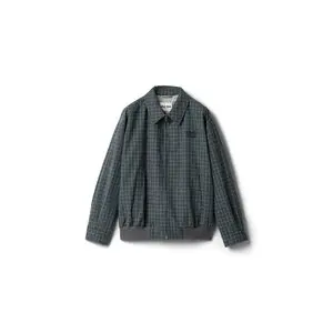 Miu Miu Checked Flannel Blouson Jacket