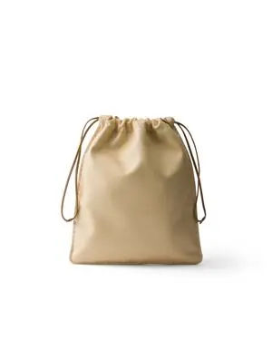 Prada Wish Embroidered Canvas Pouch