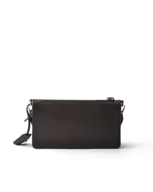 Prada Antiqued Leather Pouch