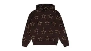 DENIM TEARS Every Tears Is A Star All Over Hoodie - Brown