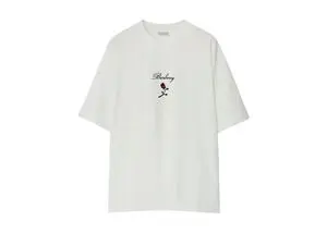 Burberry Rose Cotton T-shirt - White