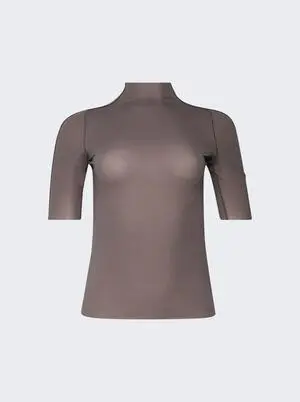 NIKESKIMS Weightless Mock Neck Short Sleeve T-shirt Resin - Purple