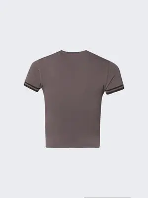 NIKESKIMS Stretch Knit Cropped T-shirt Resin