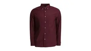 BEAMS Bd Oxford Shirt - Bordeaux