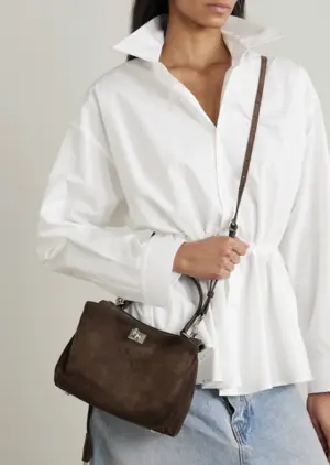 Balenciaga Rodeo Mini Suede Tote