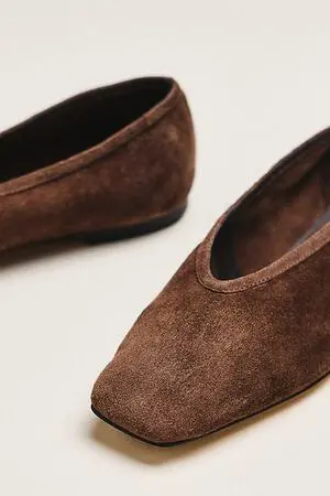 TONY BIANCO Bianca Ballet Flats - Espresso Suede