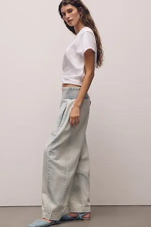 PILCRO Reese Barrel-leg Pants