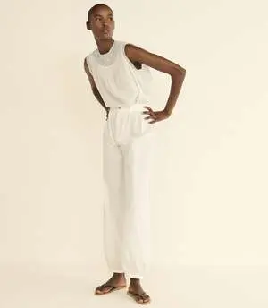 DÔEN Paige Pant In White