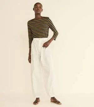DÔEN Paige Pant In White
