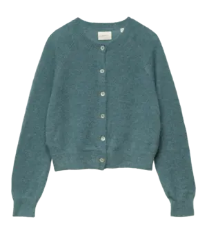 DÔEN Petra Alpaca & Merino Wool Cardigan - Seafare