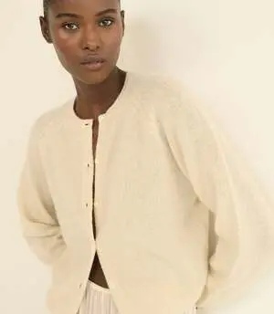 DÔEN Peroline Cashmere Cardigan With Mother-of-pearl Buttons