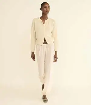 DÔEN Peroline Cashmere Cardigan With Mother-of-pearl Buttons