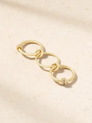 SPINELLI KILCOLLIN Jovie Set Of Three 18-karat And Diamond Rings