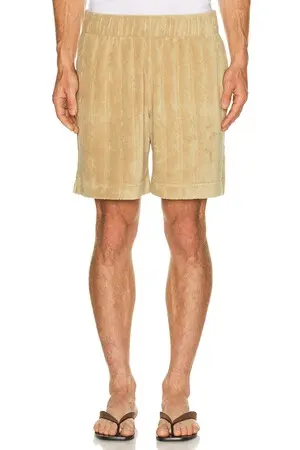 J. Lindeberg Allan Stripe Terry Shorts