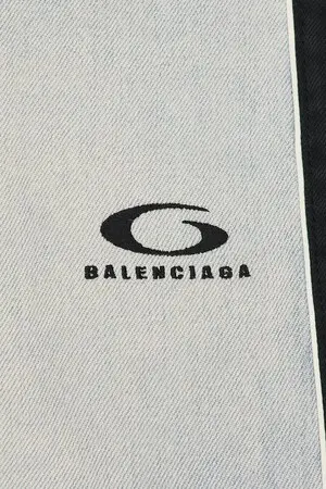 Balenciaga Piping Detail Jeans - Light Blue