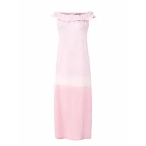 PAR Y ESCALA SL Ina Tie-dye Ruffle Dress