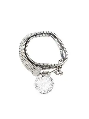SITA NEVADO Boa Bracelet With Coin And Heart Pendant