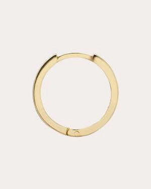 Anzie 14k Classique Thin Huggie Earring