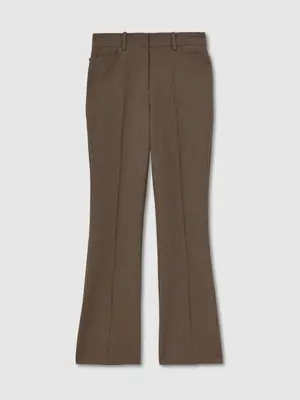 REISS Gabi Puppytooth Flared Suit Trousers
