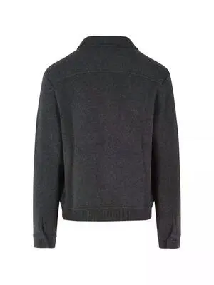 LARDINI Knitted Button-up Jacket