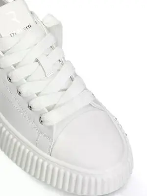 RHUN Lace-up Ribbed Sole Sneakers