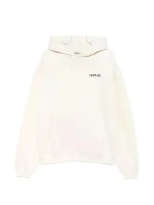 GEORGE. Logo-print Pouch-pocket Hoodie - Neutrals