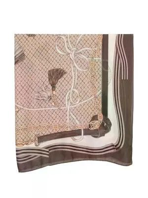 TWINSET Chain-print Scarf - Neutrals