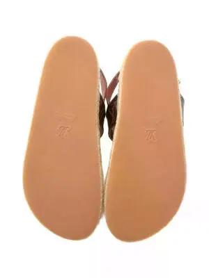 LOUIS VUITTON 2017 Odyssey Line Monogram Flat Sandals