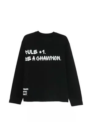 GEORGE. Slogan-print Long-sleeve T-shirt