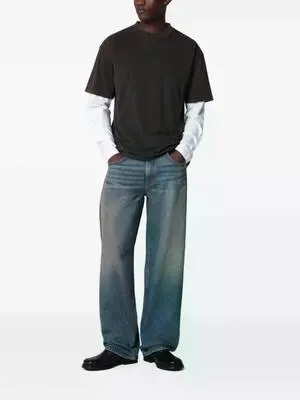 AGOLDE Faded Whiskered Loose-fit Jeans