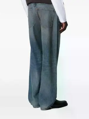 AGOLDE Faded Whiskered Loose-fit Jeans