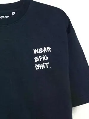 GEORGE. Slogan-print Crew-neck T-shirt