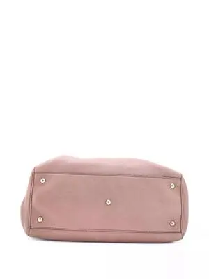 Gucci Bamboo Shopper Leather Medium Tote Bag - Pink