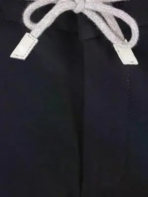Eleventy Drawstring-waist Pleated Trousers