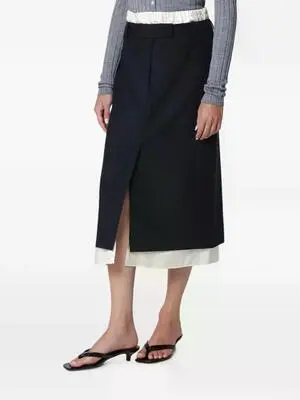 RÓHE Boxer Layered Mid Skirt