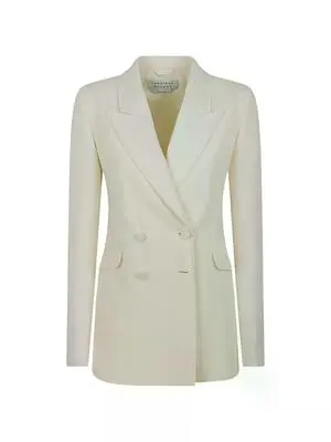 Gabriela Hearst Double-breasted Peaked-lapel Blazer - Neutrals