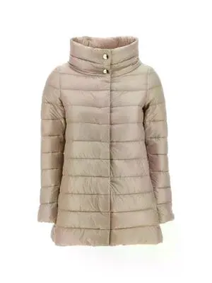 Herno Amelia Quilted Down Coat - Neutrals