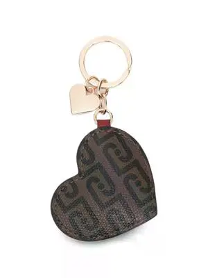 Liu Jo Heart-shaped Logo-plaque Keyring