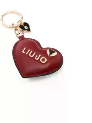 Liu Jo Heart-shaped Logo-plaque Keyring