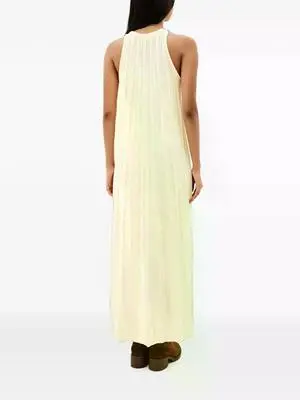 Ba&sh Sinte Ribbed-knit Sleeveless Midi Dress
