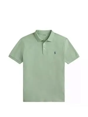 Polo Ralph Lauren Custom Slim Fit Stretch Mesh Polo Shirt - Green