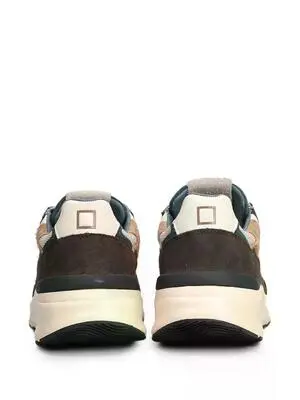 D.a.t.e. Musa Paneled Sneakers - Brown
