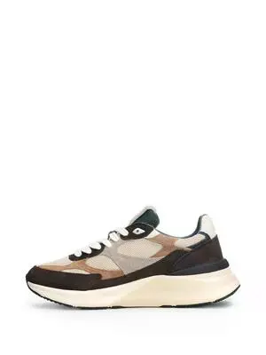 D.a.t.e. Musa Paneled Sneakers - Brown