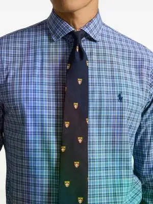 Polo Ralph Lauren Plaid-pattern Pony-embroidered Shirt