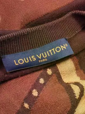 LOUIS VUITTON 2010s Intarsia-knit T-shirt
