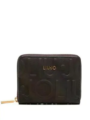 Liu Jo Logo-embossed Zip-around Wallet - Brown