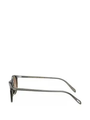 Oliver Spencer Riley Round Frame Sunglasses - Grey